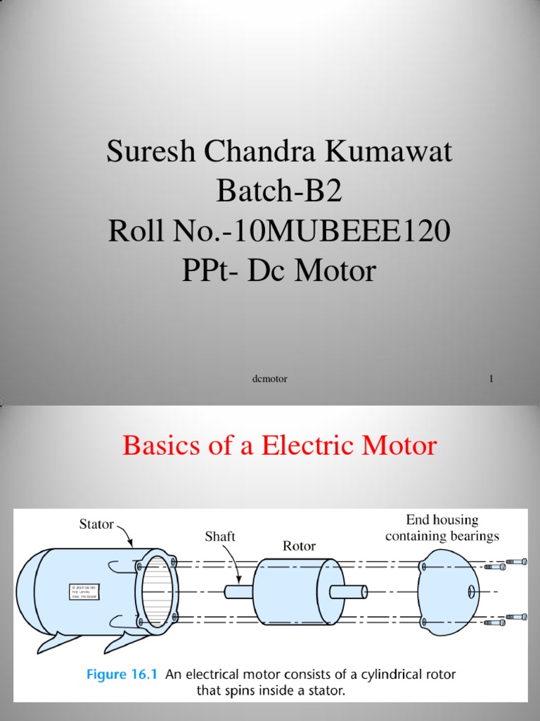 Basics of Electric Motors | PDF | Electric Motor | Direct Current