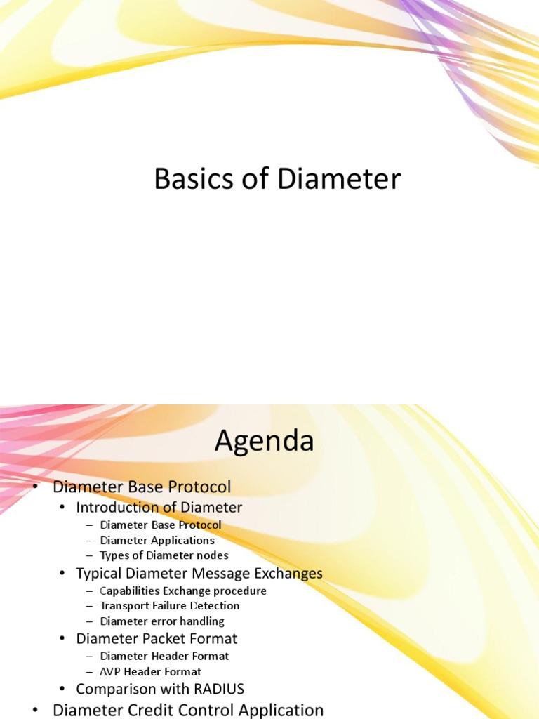 Diameter Protocol Introduction - Base & DCCA - 20131128 | PDF | Radius ...