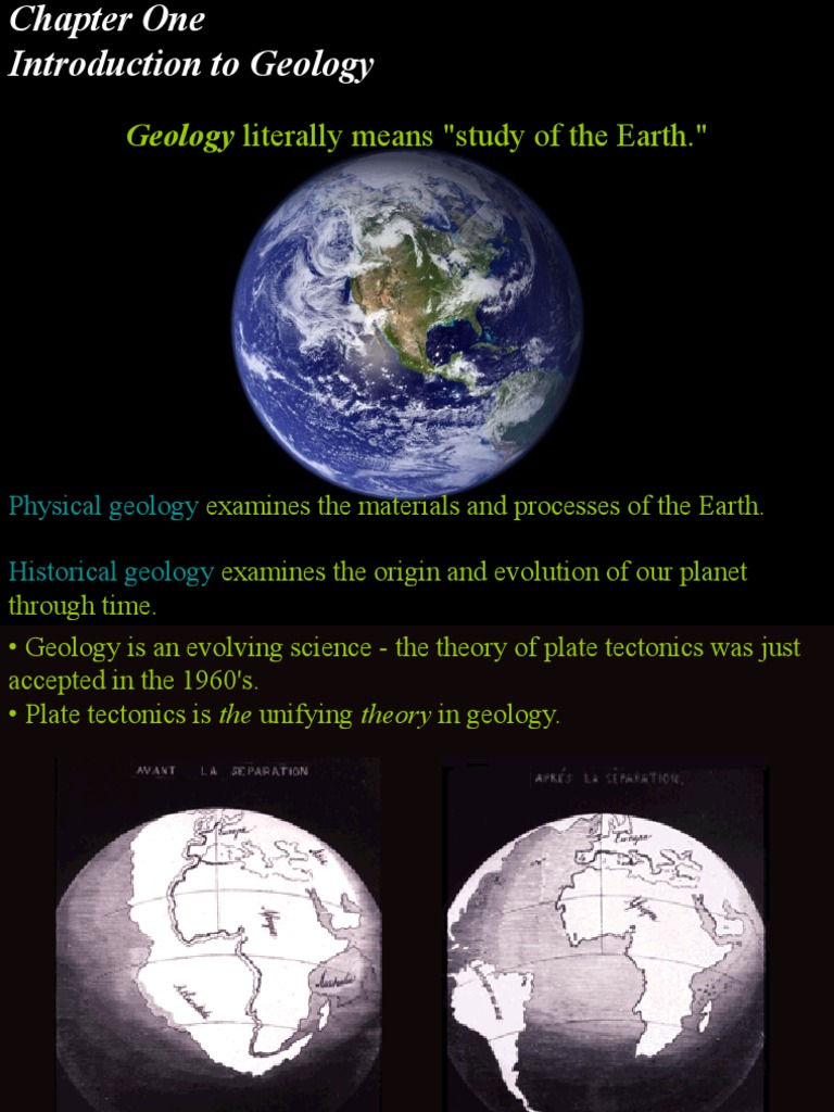 Geology Literally Means "Study of The Earth." | PDF | Geology | Plate ...