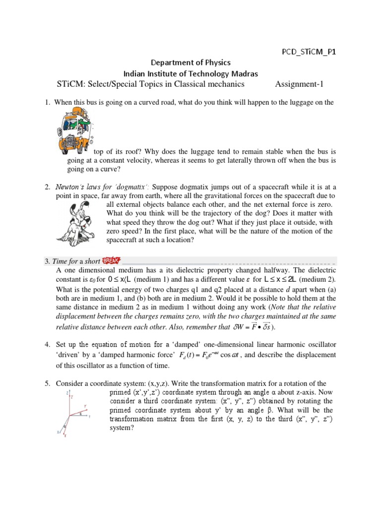 Sticm Assignment 1 Pdf Coordinate System Euclidean Vector
