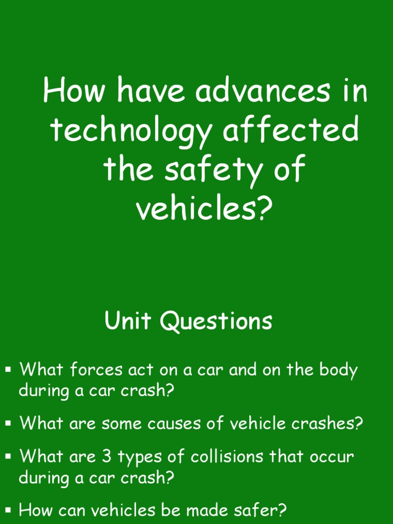 The Physics of Vehicle Safety: Understanding the Forces at Work During ...