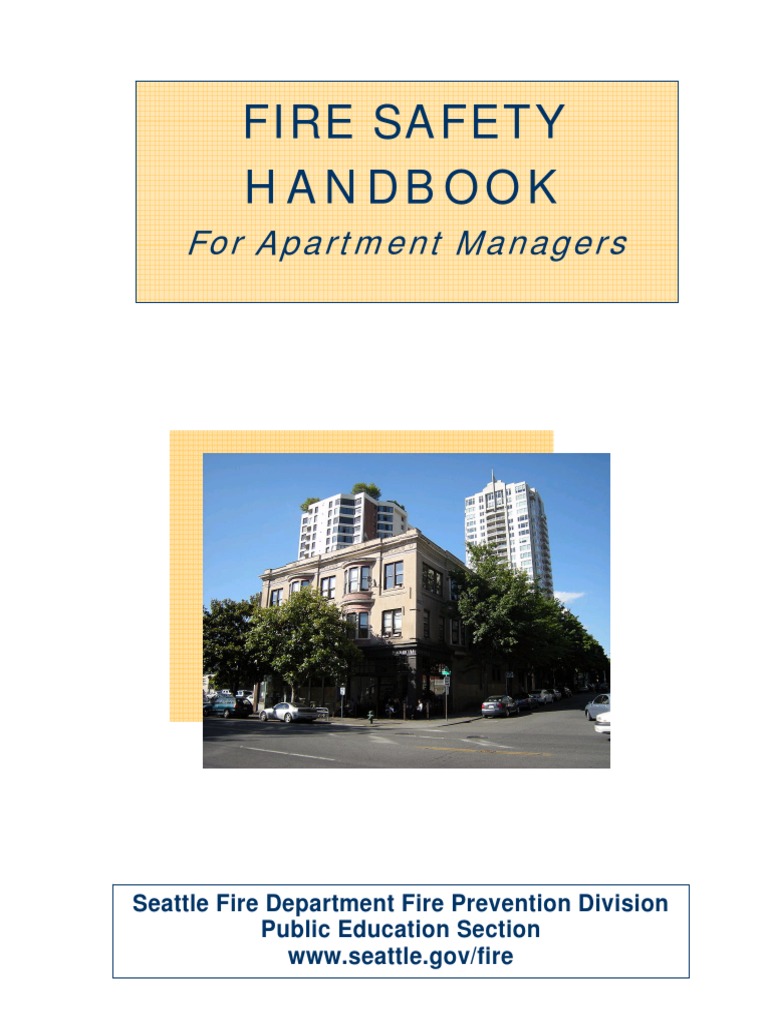 Fire Safety Handbook: For Apartment Managers | PDF | Fire Safety | Fires