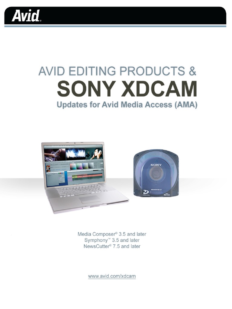 Sony XDCAM AMA Workflow Guide | PDF | Codec | Computer File