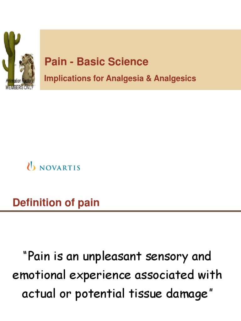 DW, Pain - Basic Science | PDF | Osteoarthritis | Nonsteroidal Anti ...