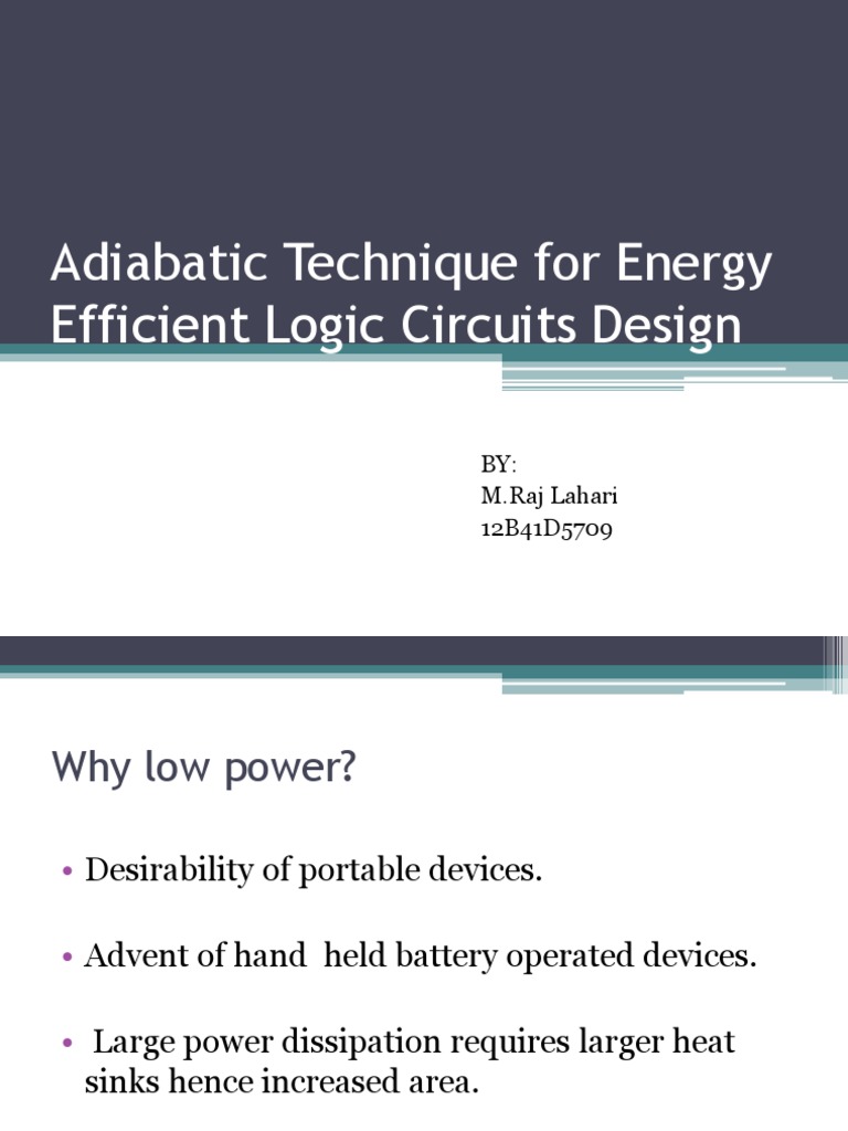 Adiabatic Technique For Energy Efficient Logic Circuits Design Pdf Cmos Electronic Design