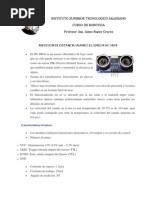 Informe de Sensor Ultrasonico | PDF | Sonido | Arduino