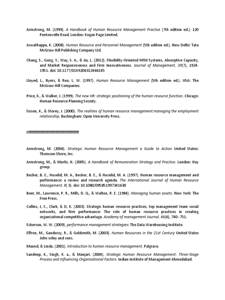 References | Resource | Human Resource Management | Free 30-day Trial ...