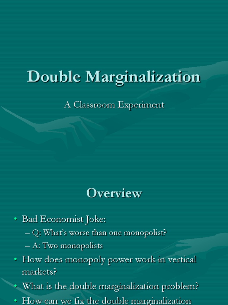 Double Marginalization v2 | PDF