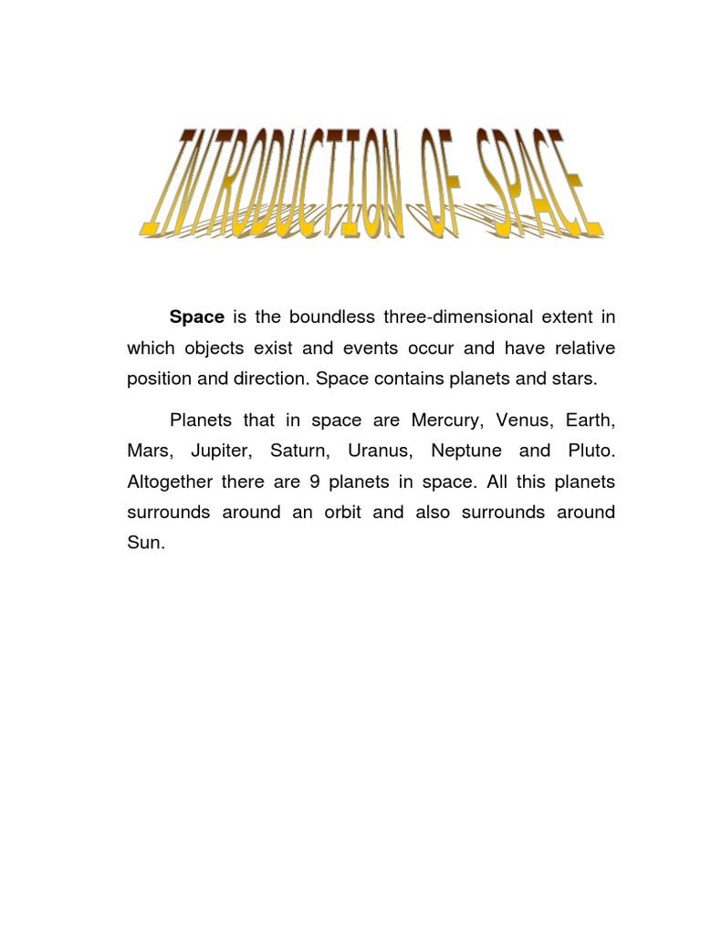 Science Space STD 4 - Scribd | PDF | Neptune | Saturn