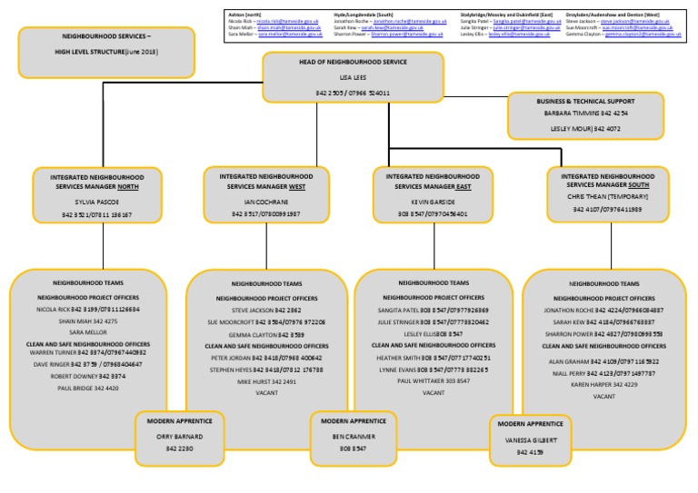 Tameside Borough Neighbourhood Structure Sept 2013 | PDF