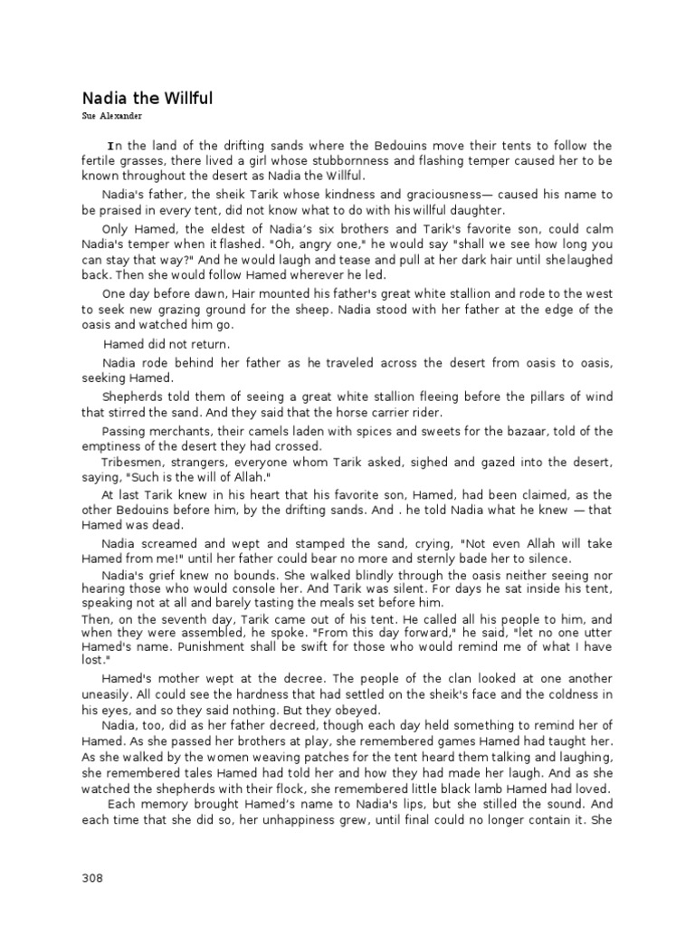 Nadia The Willful | PDF