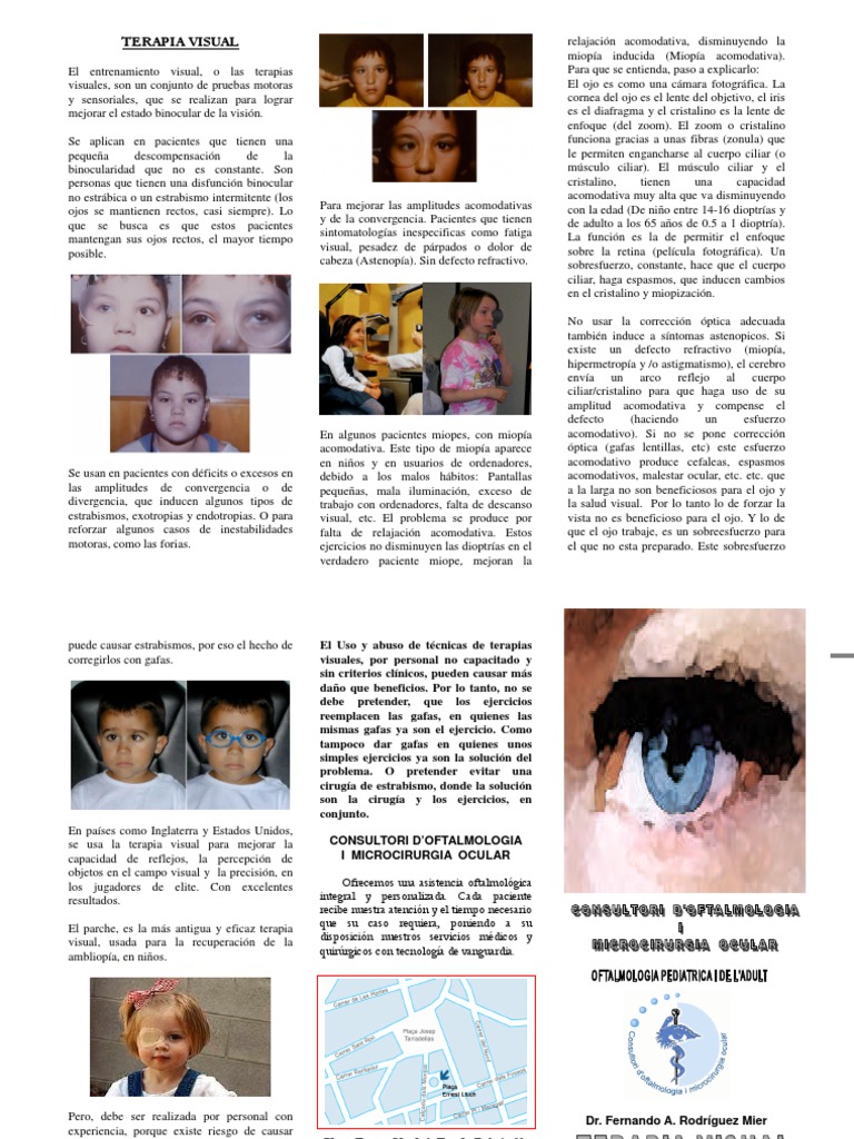 Terapia Visual: Mejorar Binocularidad | PDF | Ojo humano | Percepción ...