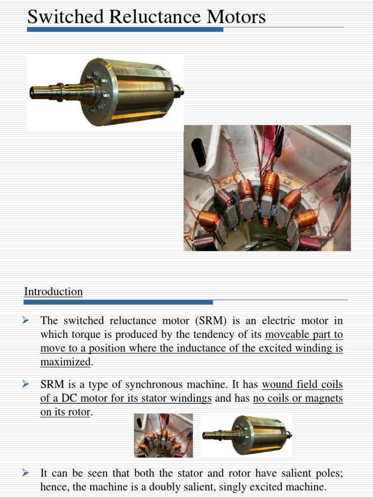 Lecture SRM | Electric Motor | Electrical Components