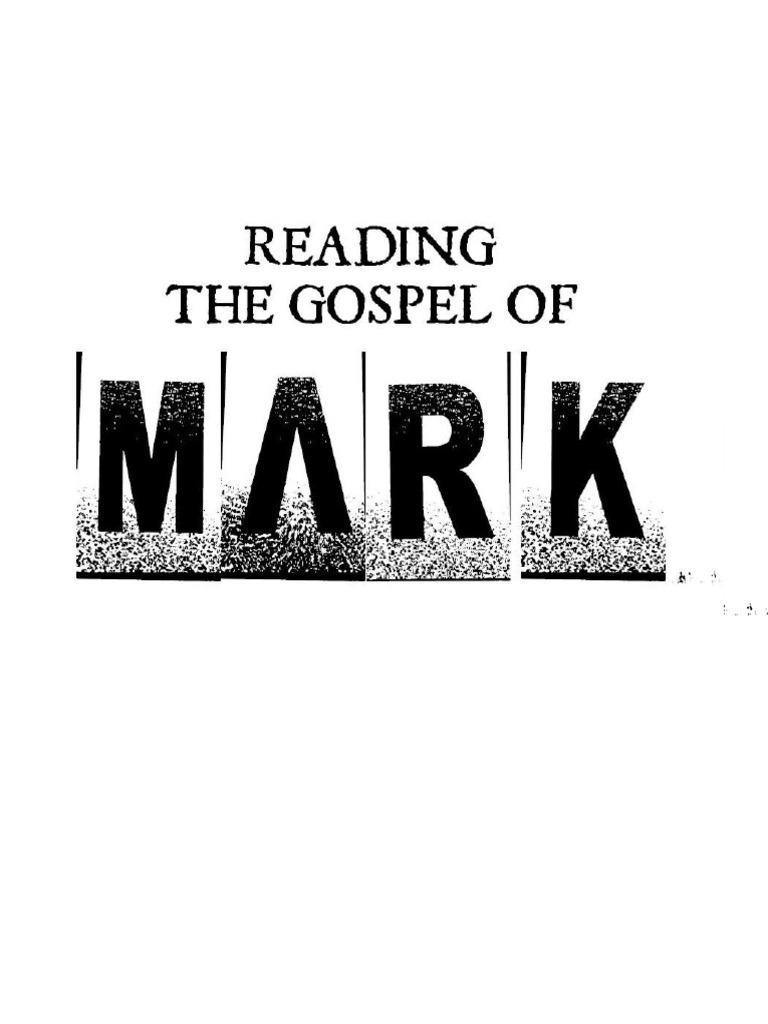 52-Week Study of the Gospel of Mark | PDF | Gospel Of Mark | Gospels