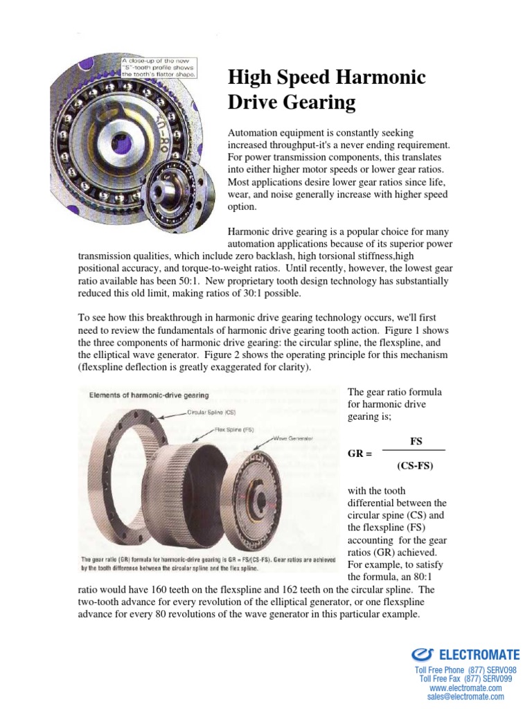 Advances in Harmonic Drive Gearing | PDF | Gear | Transmission (Mechanics)