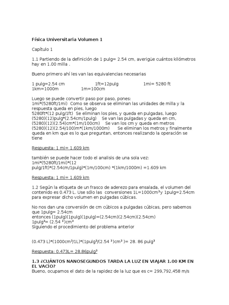 Soluciones Ejercicios Cap1 Del Libro de Sears | PDF | Cálculo multivariable | Vector Euclidiano