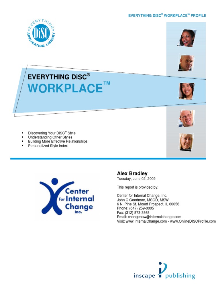 Everything Disc Workplace | PDF | Persuasion | Decision Making