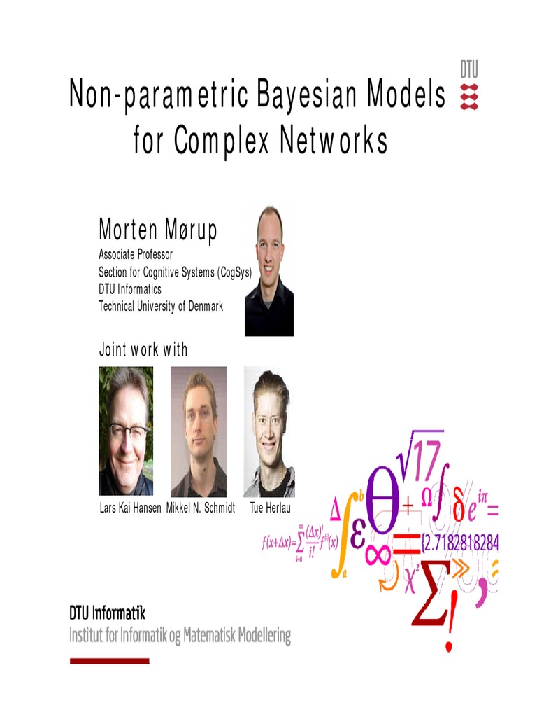 Non-parametric Bayesian Models for Networks | PDF | Bayesian Inference ...