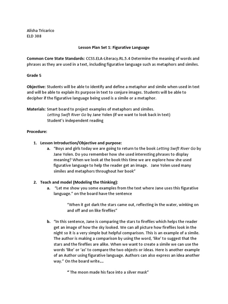 Letting Swift River Go Reading | PDF | Metaphor | Cognition