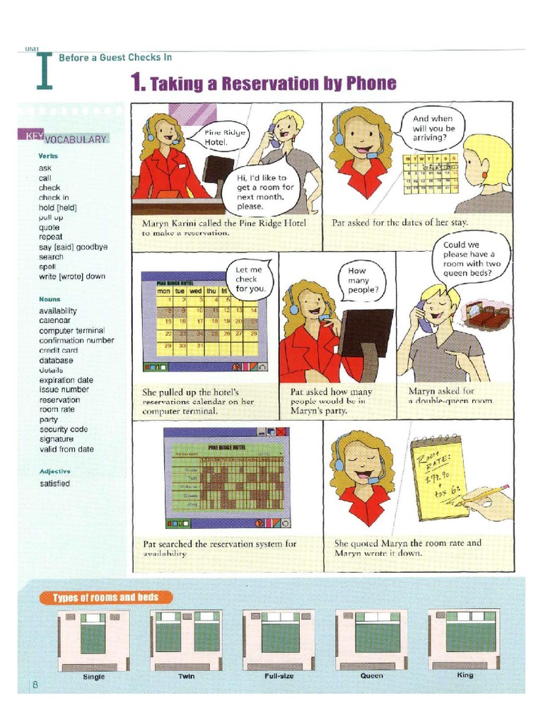 Everyday Hotel Situation Role Play Worksheet. ESL Lesson Plan For ...