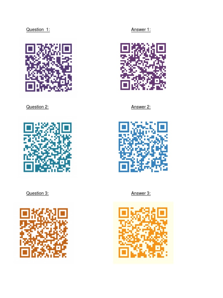 QR Scavenger Hunt | PDF