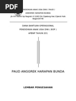Rkas Paud Tahun 2025 | PDF
