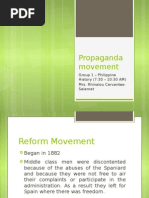 The Reform Movement Graciano Lopez Jaena | PDF | Philippines