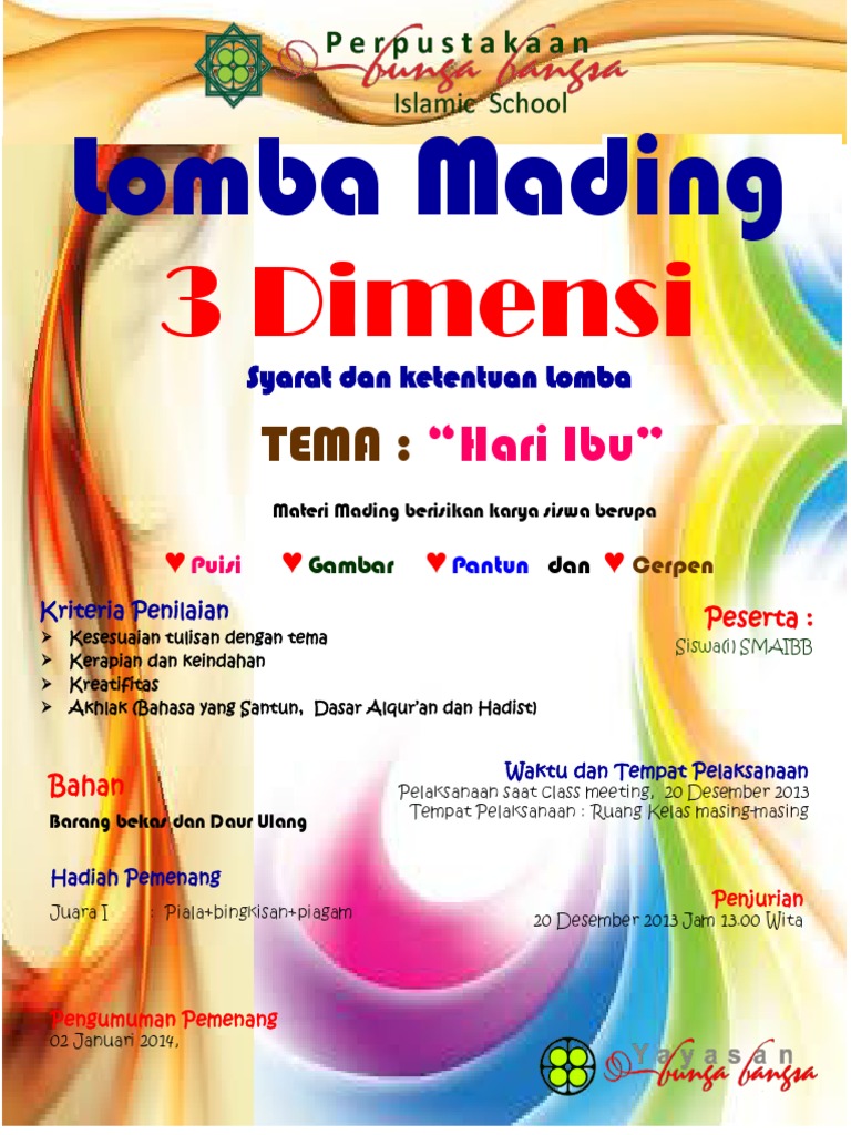 Pamflet Lomba Mading 2013 | PDF