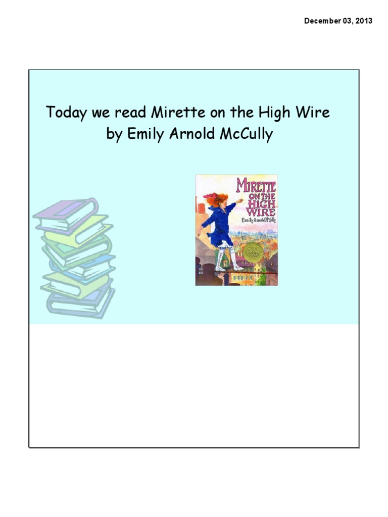 Mirette on the High Wire Discussion | PDF | Social Science