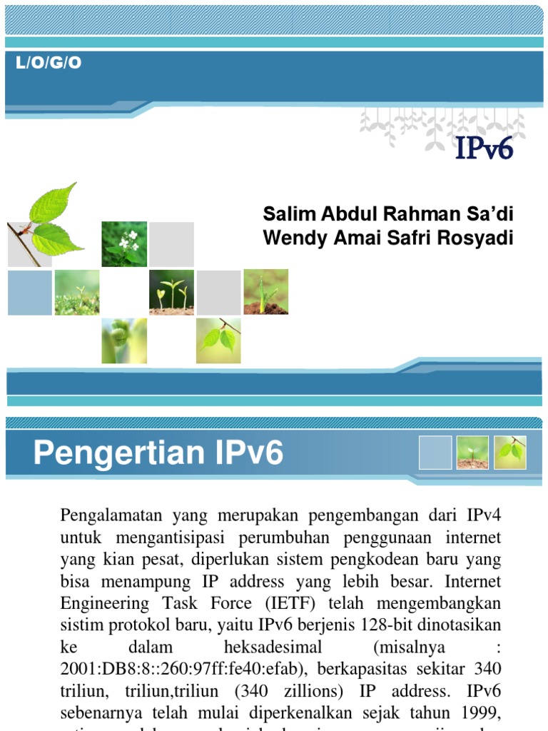Ipv6 | PDF | Komputer | Teknologi & Rekayasa