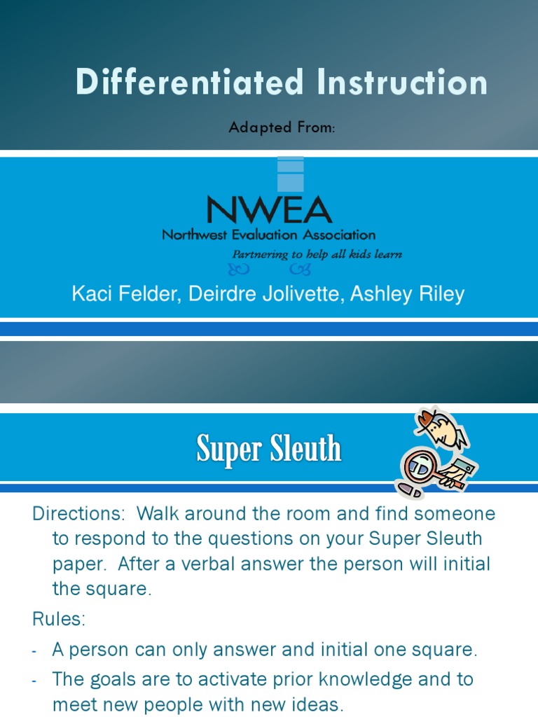 Differentiated Instruction Strategies Guide | PDF | Differentiated ...
