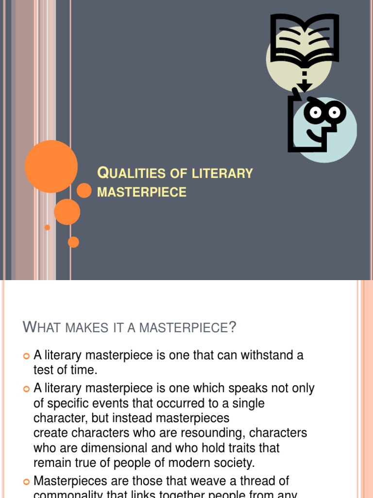 Qualities of Literary Masterpieces | PDF | Narration | Epistemology