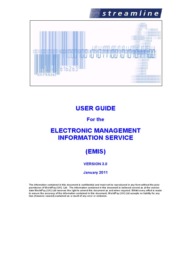 Emis Userguide | PDF | Financial Transaction | Visa Inc.
