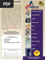 Ims-Daz Membership Hmo Program | PDF | High Density Lipoprotein | Eye