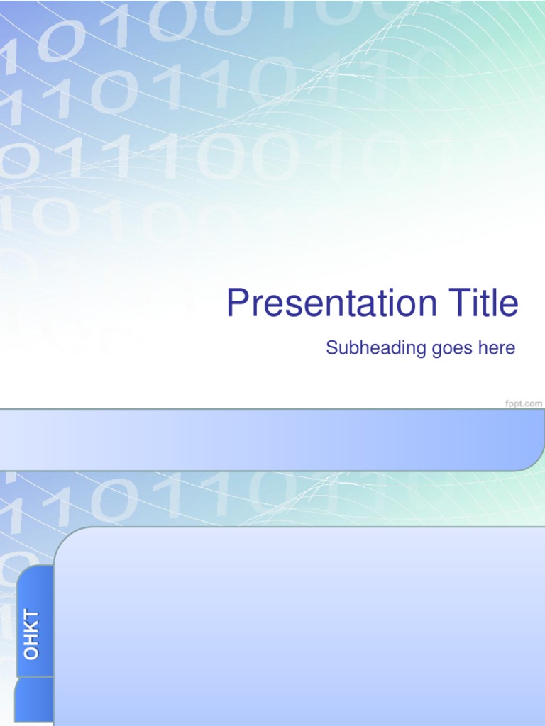 Presentation Title: Subheading Goes Here | PDF | Computers