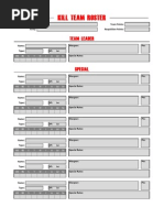 2024 Kill Team - Rules Reference | PDF | Military