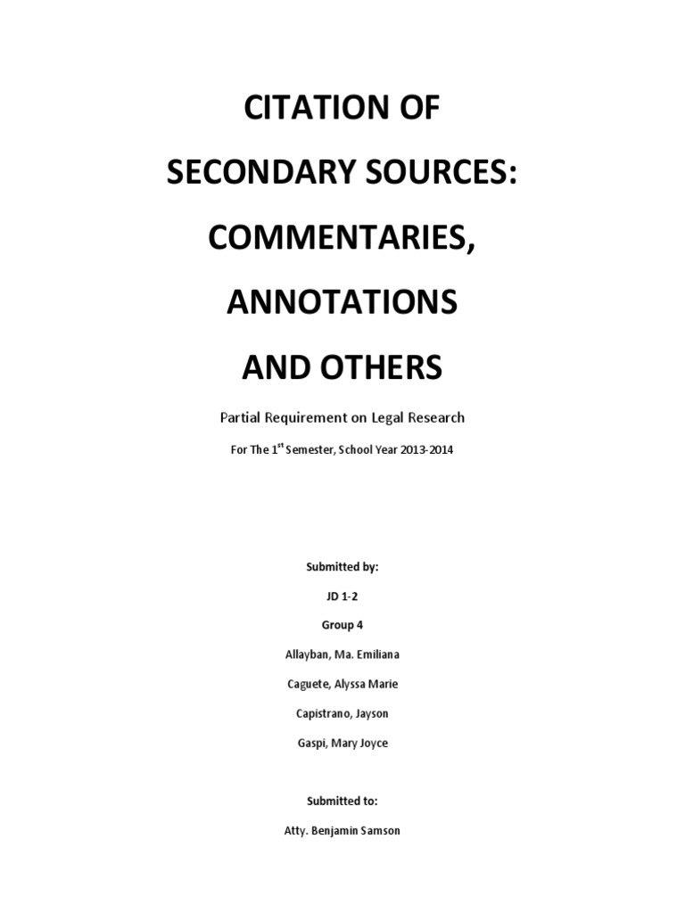 CitatiLeon of Commentaries | PDF | Citation | Government