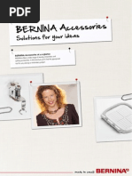Bernina Presser Feet Reference Guide | PDF | Clothing | Textile Arts