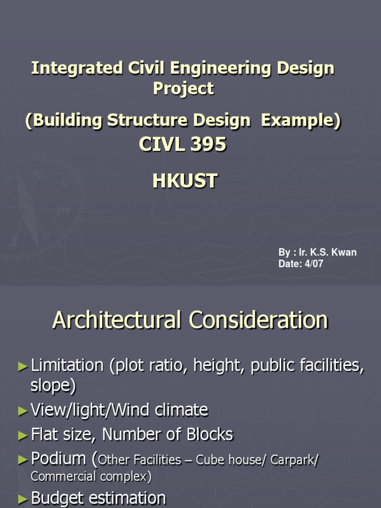 Integrated Civil Engineering Design Project (Building Structure Design ...