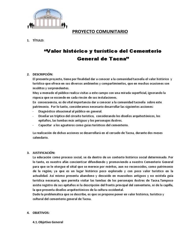 Proyecto Comunitario | PDF | Maestros | Presupuesto