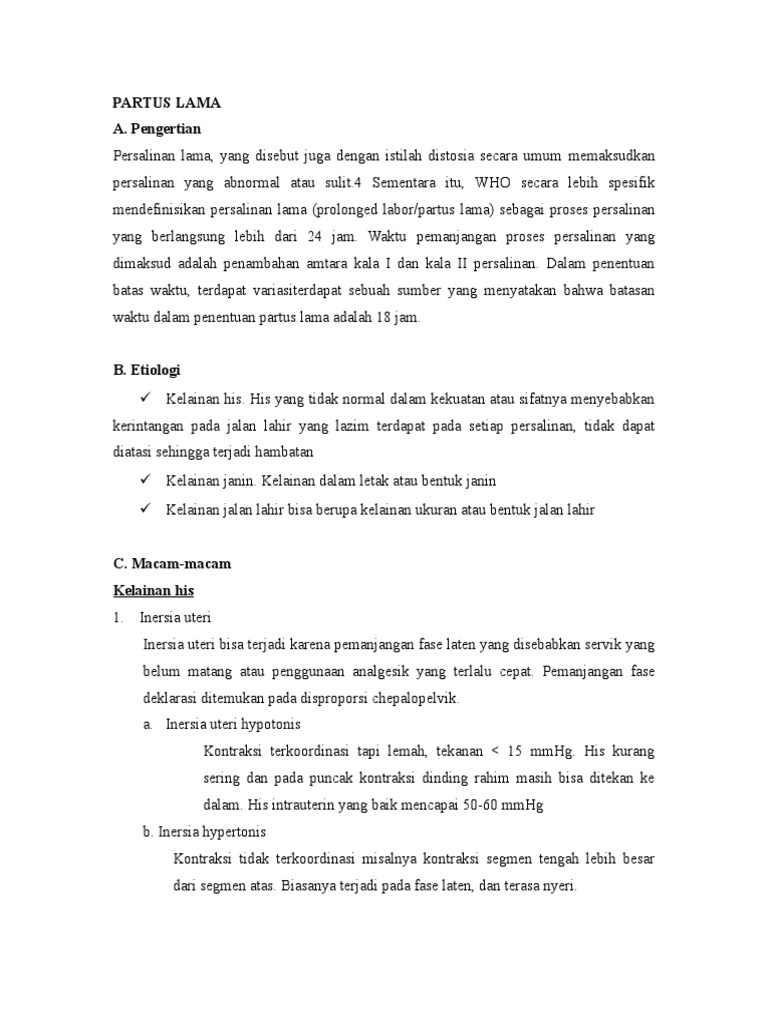 Partus Lama | PDF | Sains & Matematika