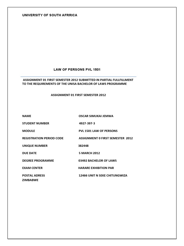 Nasciturus Fiction in South African Law | PDF | Ethical Principles ...