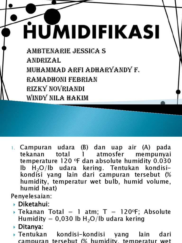 HUMIDIFIKASI | PDF