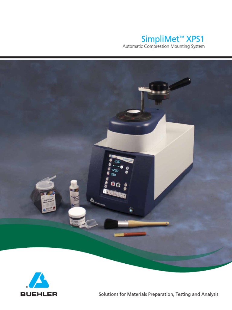 SimpliMet XPS1 | PDF | Thermoplastic | Nature