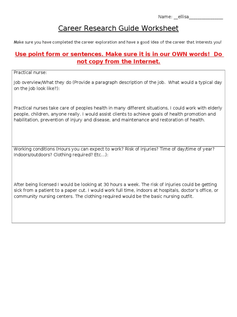 Career Plan B | PDF | Health Care | Health Sciences