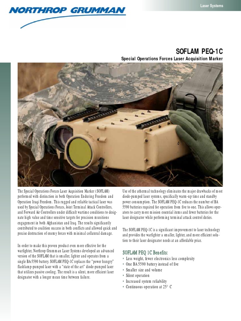 Advancements in Tactical Laser Technology: Introduction of the SOFLAM ...