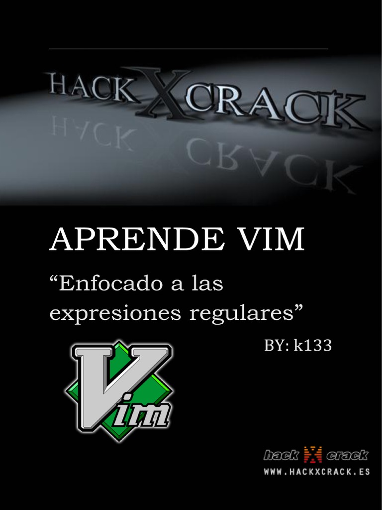 Hack X Crack Vim | PDF | Expresión regular | Comillas