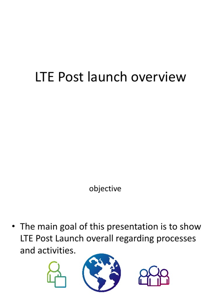 LTE Post Launch KPI Analysis | PDF | Lte (Telecommunication) | Networks