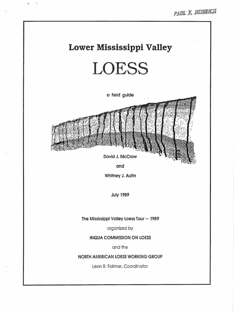 1989 Louisiana Loess Fieldtrip Guidebook | PDF | Stratigraphy ...