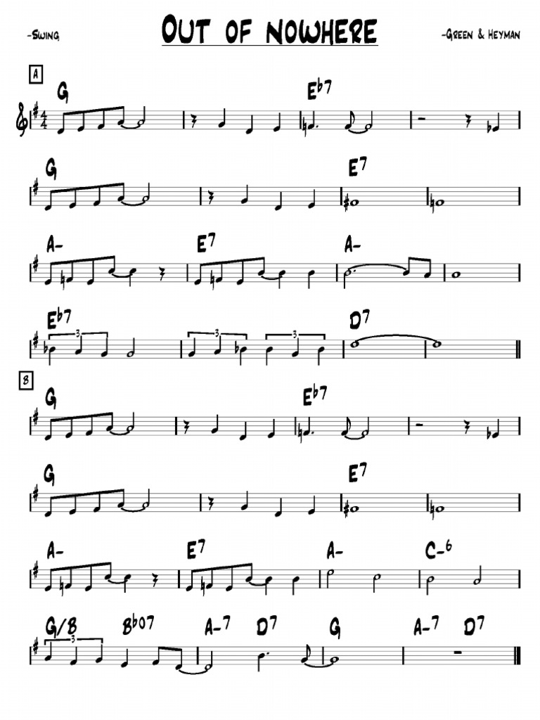 Out of Nowhere | PDF